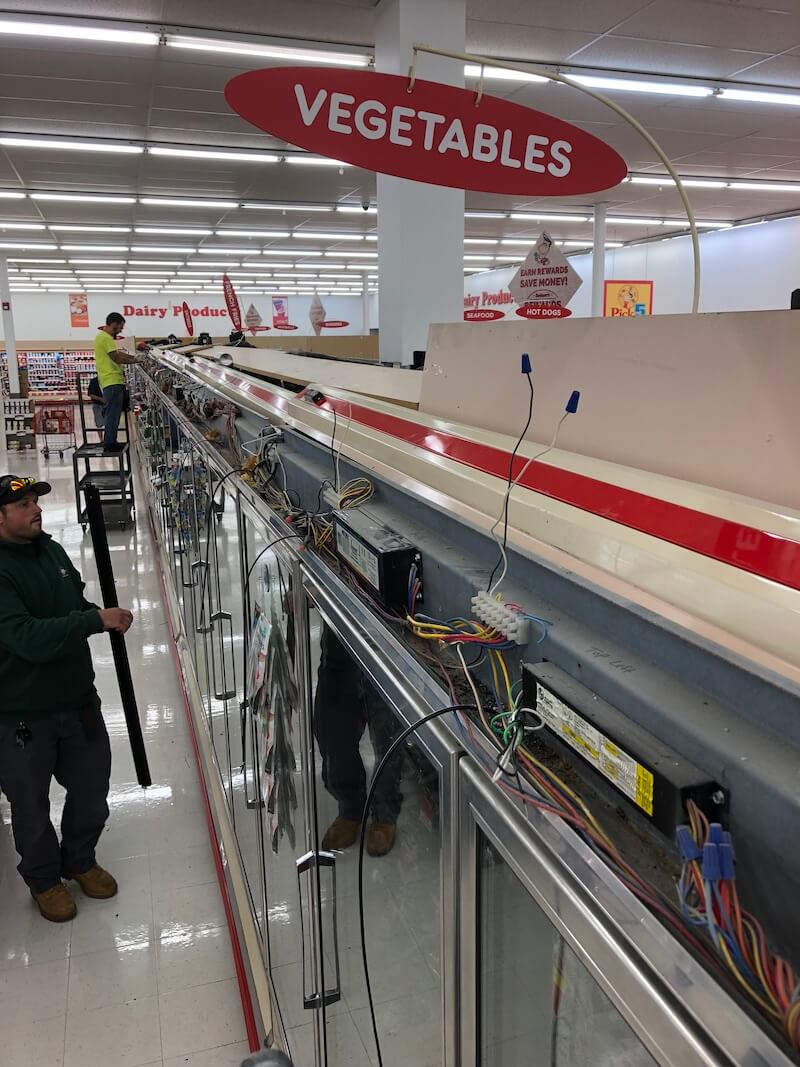 Cold Storage Shelving & Lighting | Gina Marie Doors